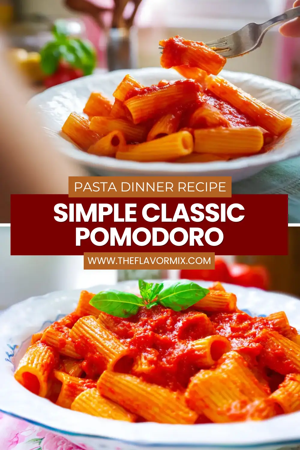 Classic Rigatoni Pomodoro | Quick Dinner Recipe