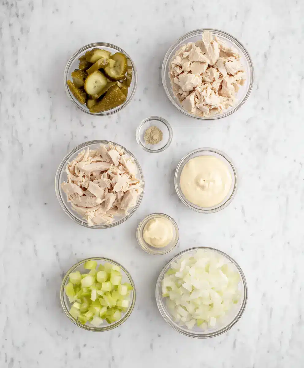 Crunchy Dill Pickle Chicken Salad